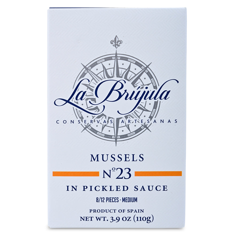 Spanish Mussels in Escabeche | La Brújula – Market Hall Foods