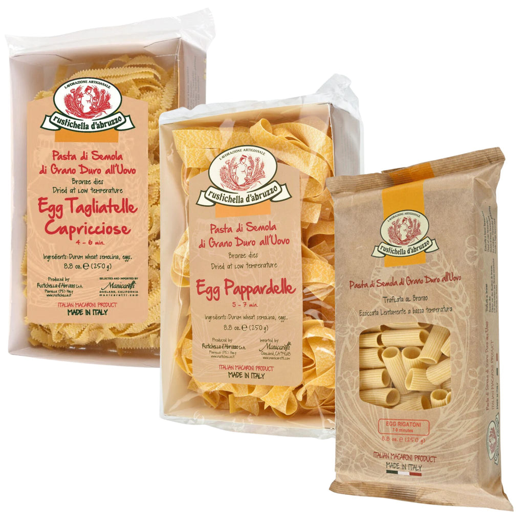 Rustichella d'Abruzzo Egg Pasta Trio – Market Hall Foods