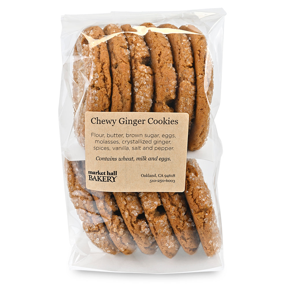 Market Hall Bakery Chewy Ginger Cookies – Market Hall Foods